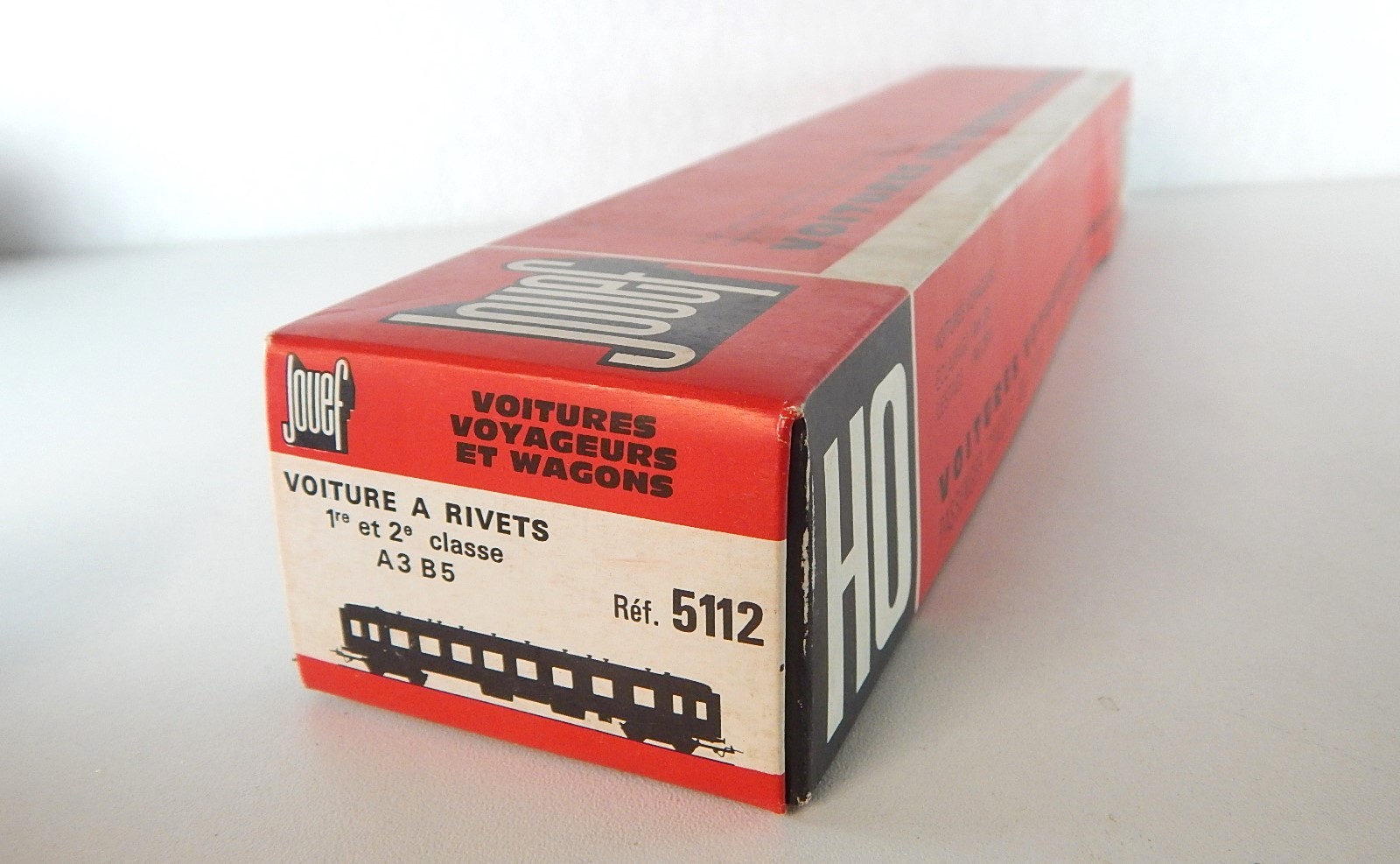 Réf 5112 JOUEF VOITURE OCEM A RIVETS 1 er ET 2 CL A3 B5 EN BOITE RO...