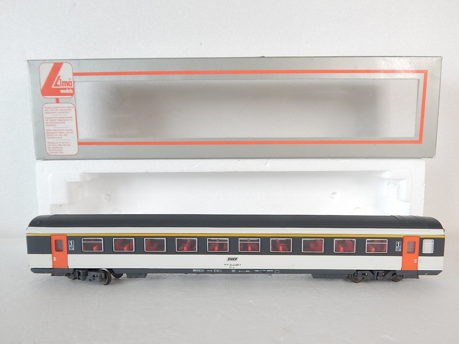 LIMA SNCF VOITURE CORAIL 1 CL A10 tu EN BOITE GRISE Ref 309232 K HO...