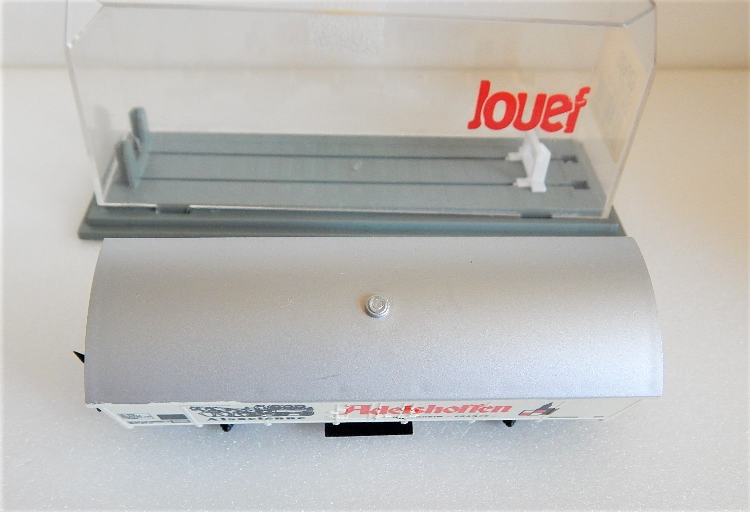 JOUEF WAGON COUVERT BRASSERIE ALSACIENNE ADEISHOFFEN SNCF BOITE CRI...