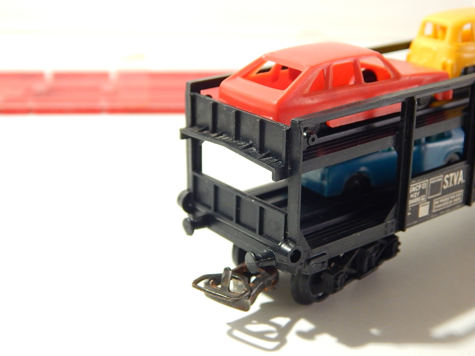 JOUEF WAGON STVA NOIR A BOGIE SIX VOITURES JOUEF HO EN BOITE CRISTA...