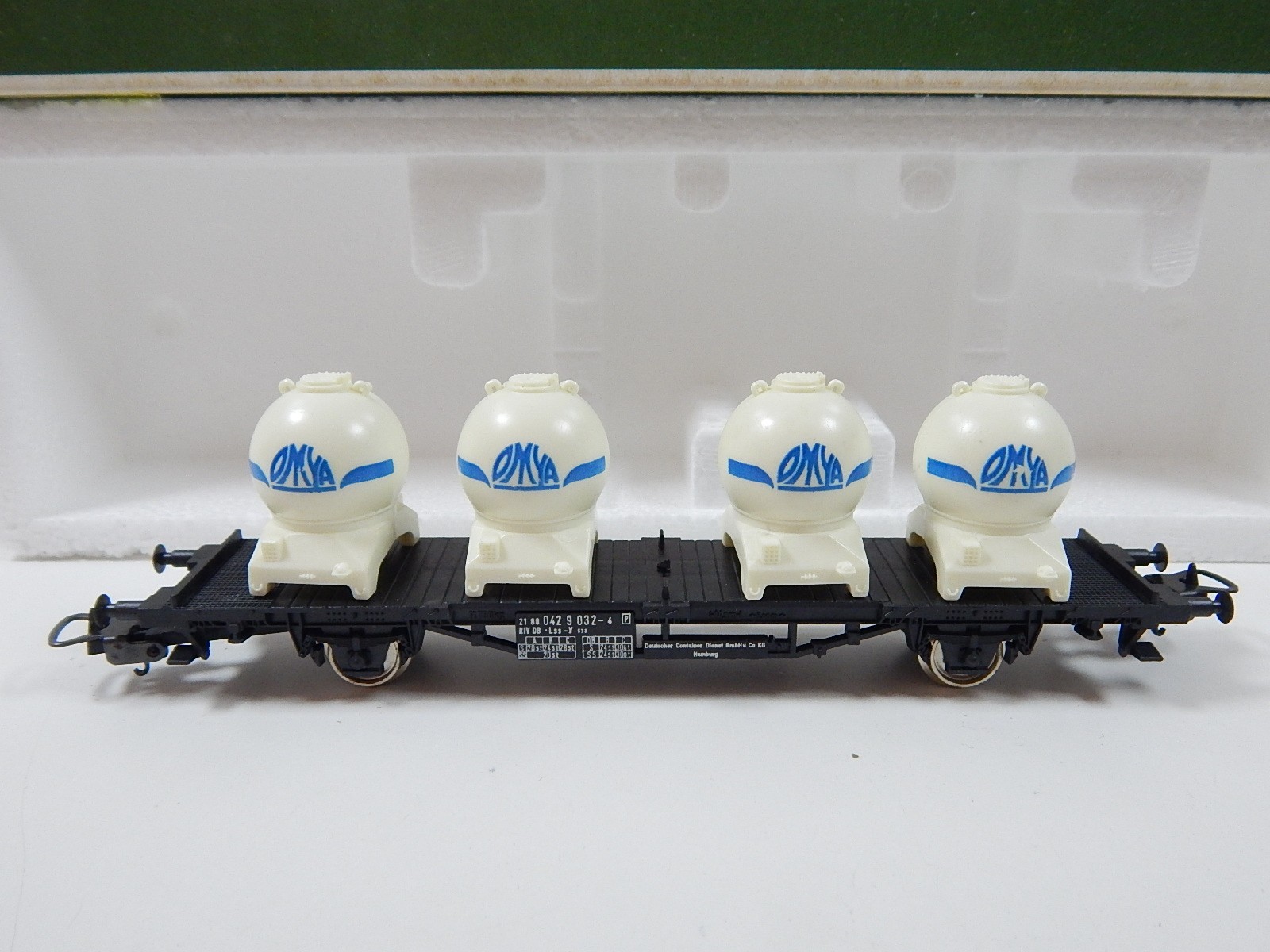 LIMA WAGON PLAT A ESSIEUX 4 CITERNE RONDE HO EN BOITE REF 2843 - CC...