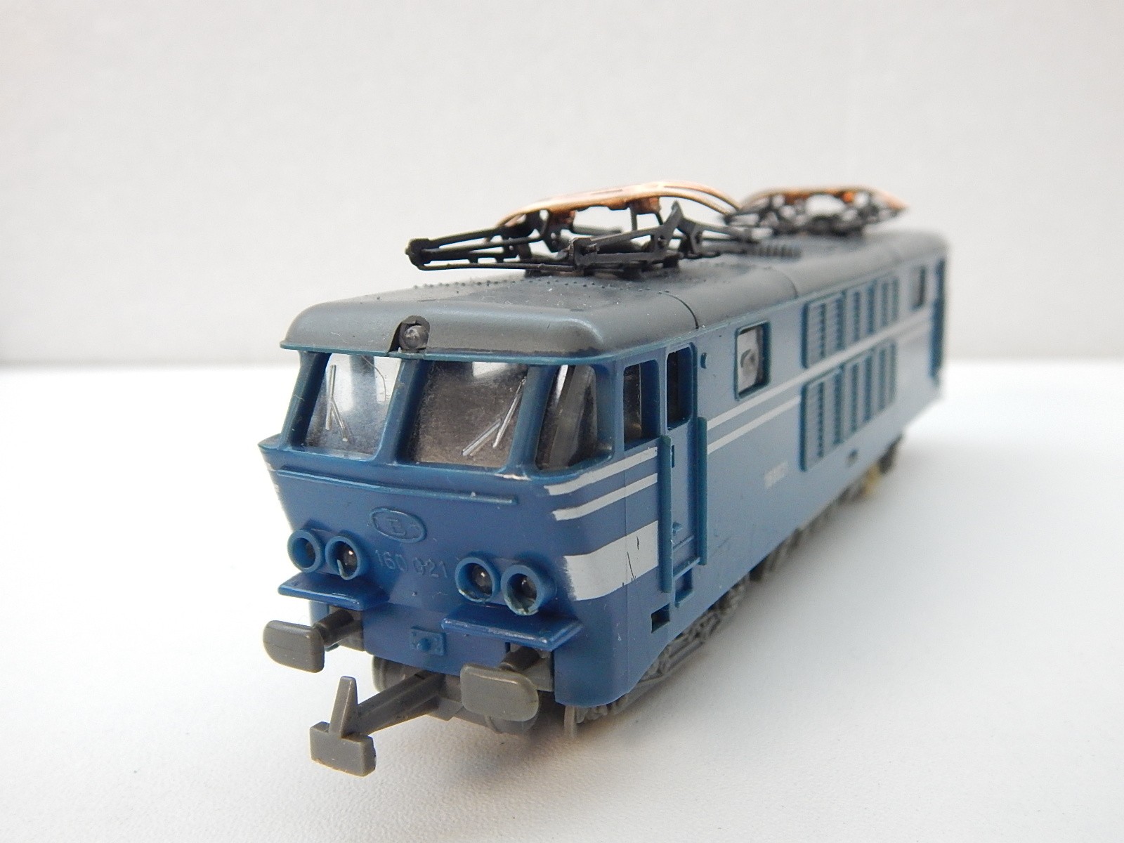JOUEF HDI LOCOMOTIVE BB 160021 BELGE SNCB BLEU SANS BOITE HO - CC2R...