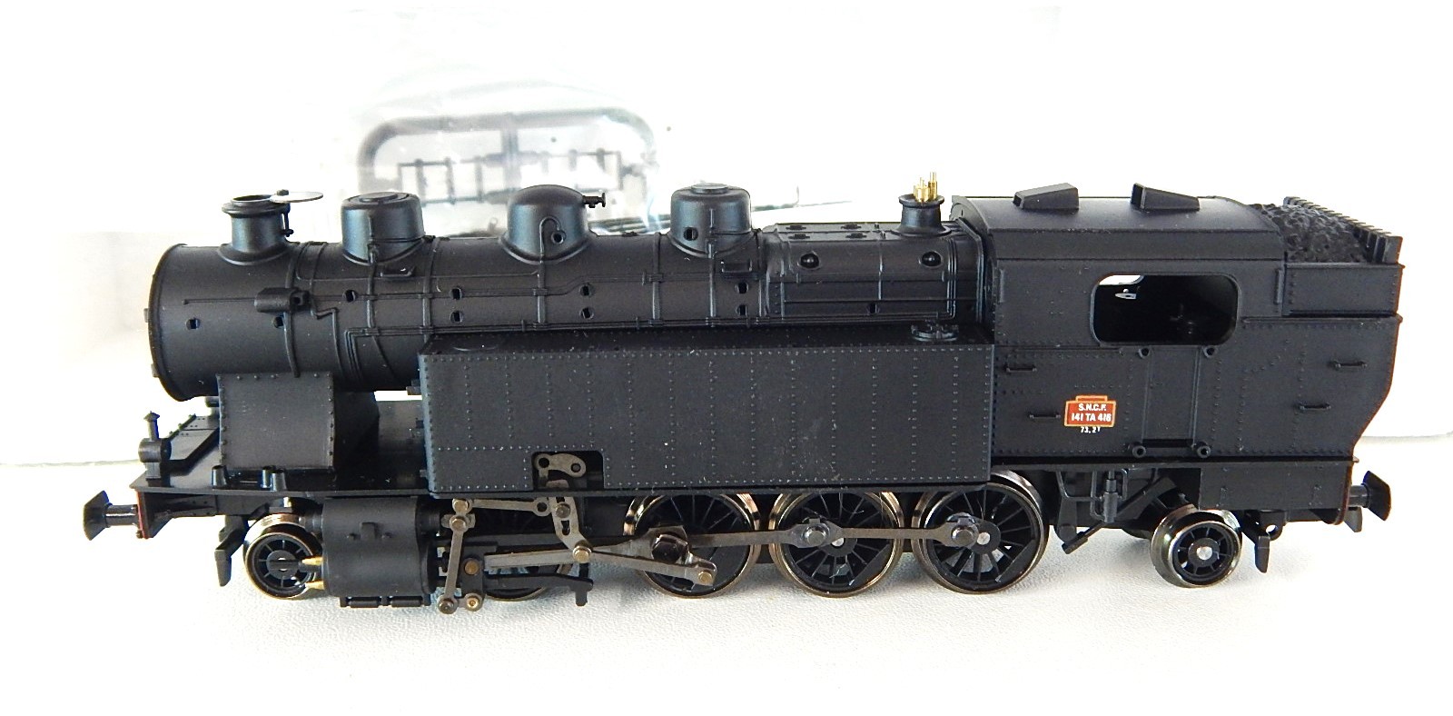 RARE JOUEF 8294 LOCOMOTIVE VAPEUR 141 TA SNCF ETAT ETAT NEUVE EN BO...